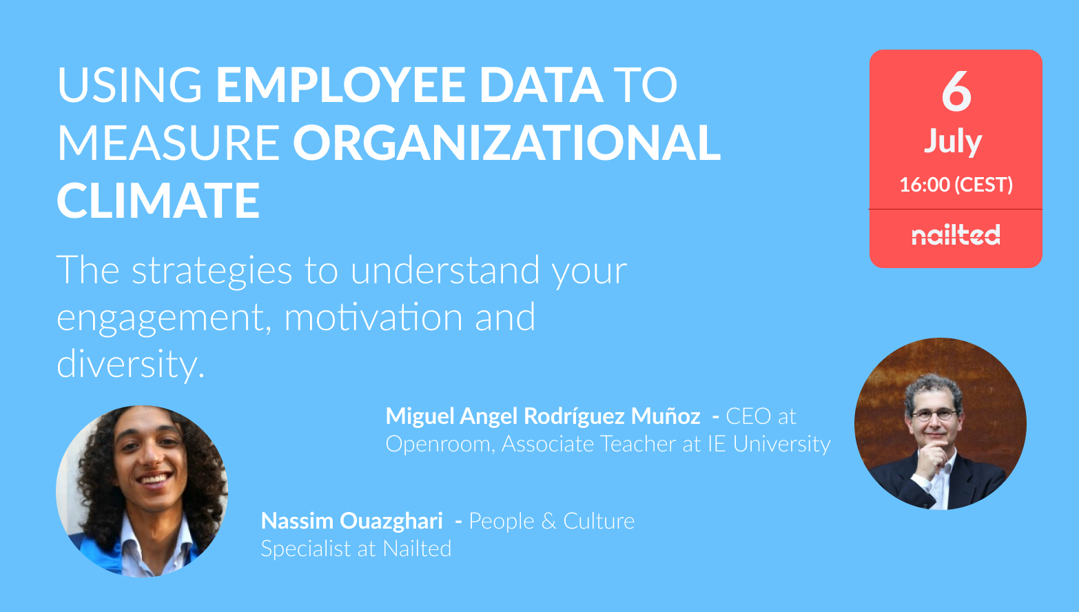 Webinar: Using Employee data to measure organizational climate | Nailted